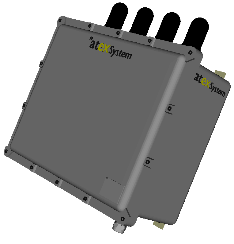 EXAP2700_4A - Access point enclosure 4 WIFI antennas 5GHz - ATEX SYSTEM